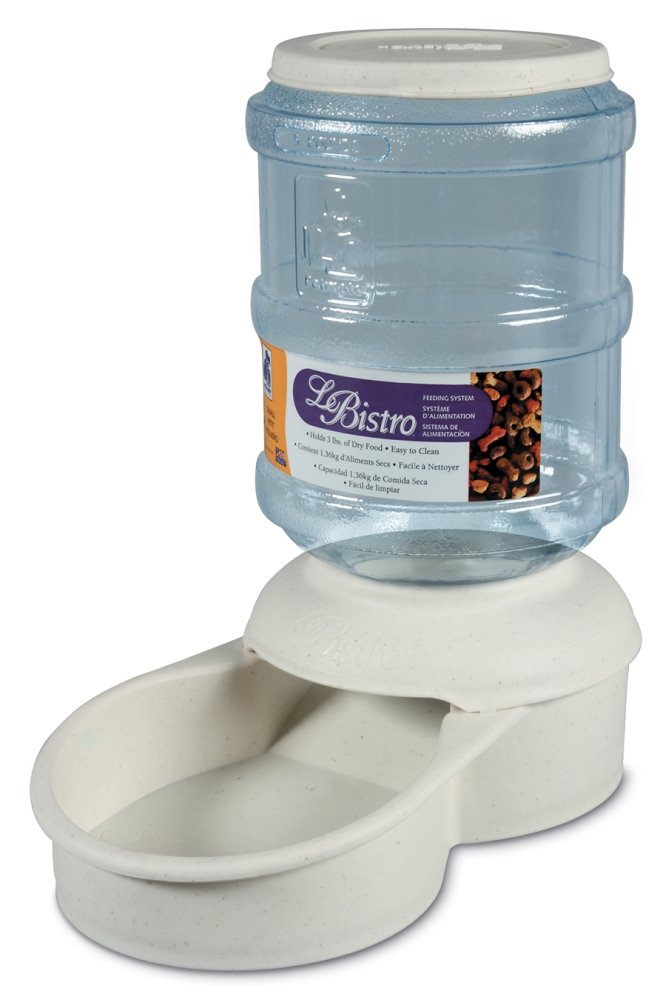 Petmate Le Bistro 2-Pound Feeder with Microban, Blue Air
