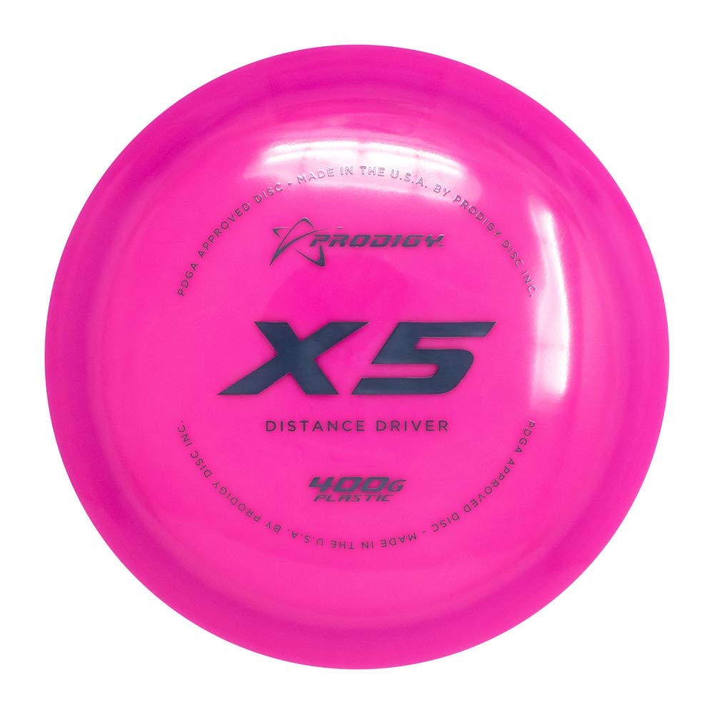 Prodigy Disc 400G X5 Driver | Understable Disc Golf Distance Driver | Great Grip in All Conditions | Performs Well for Tunnel Shots | Colors May Vary (170-174g)