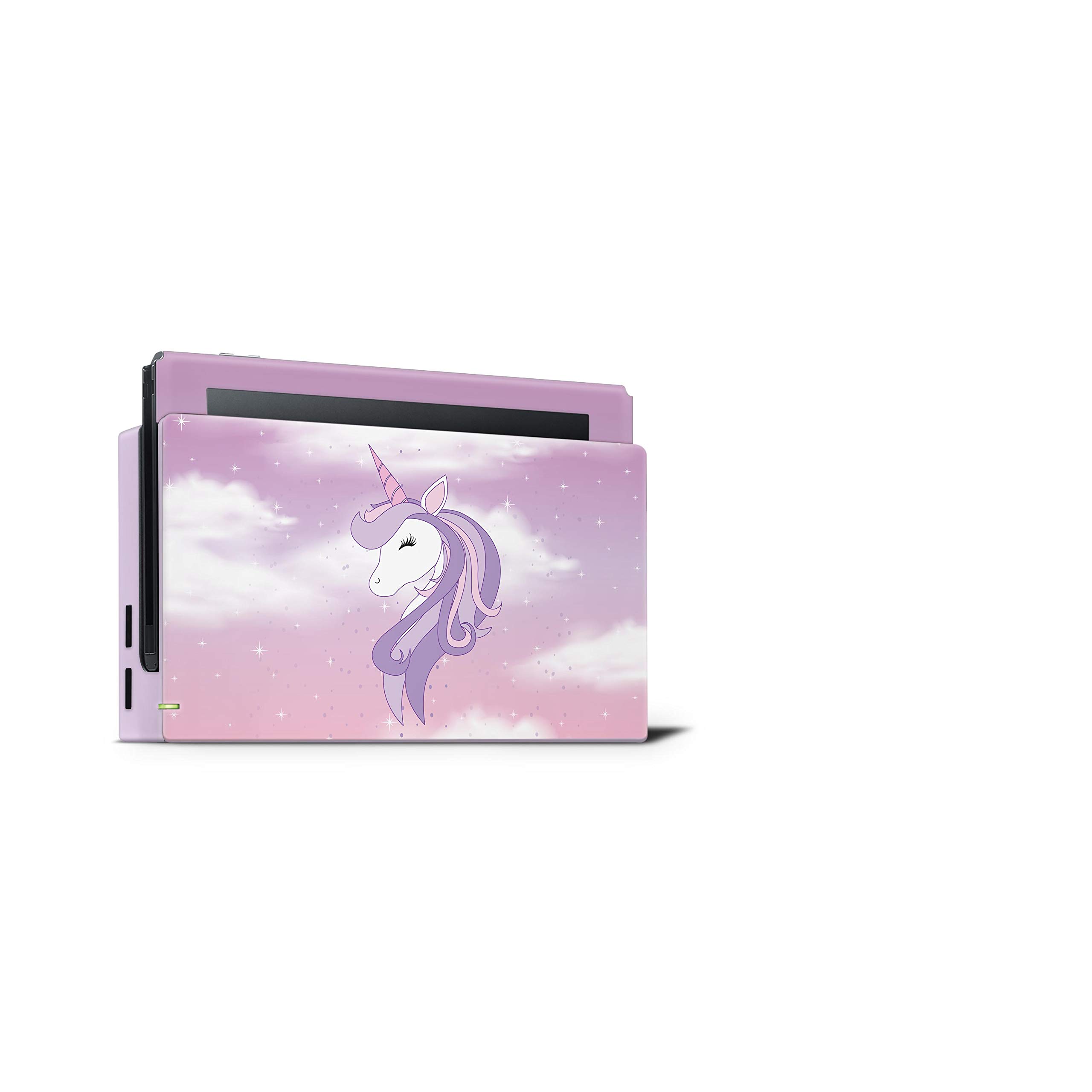 Tacky design Pink Unicorn Skin Compatible with Nintendo Switch, Vinyl 3m Sticker Switch, Full wrap Cover