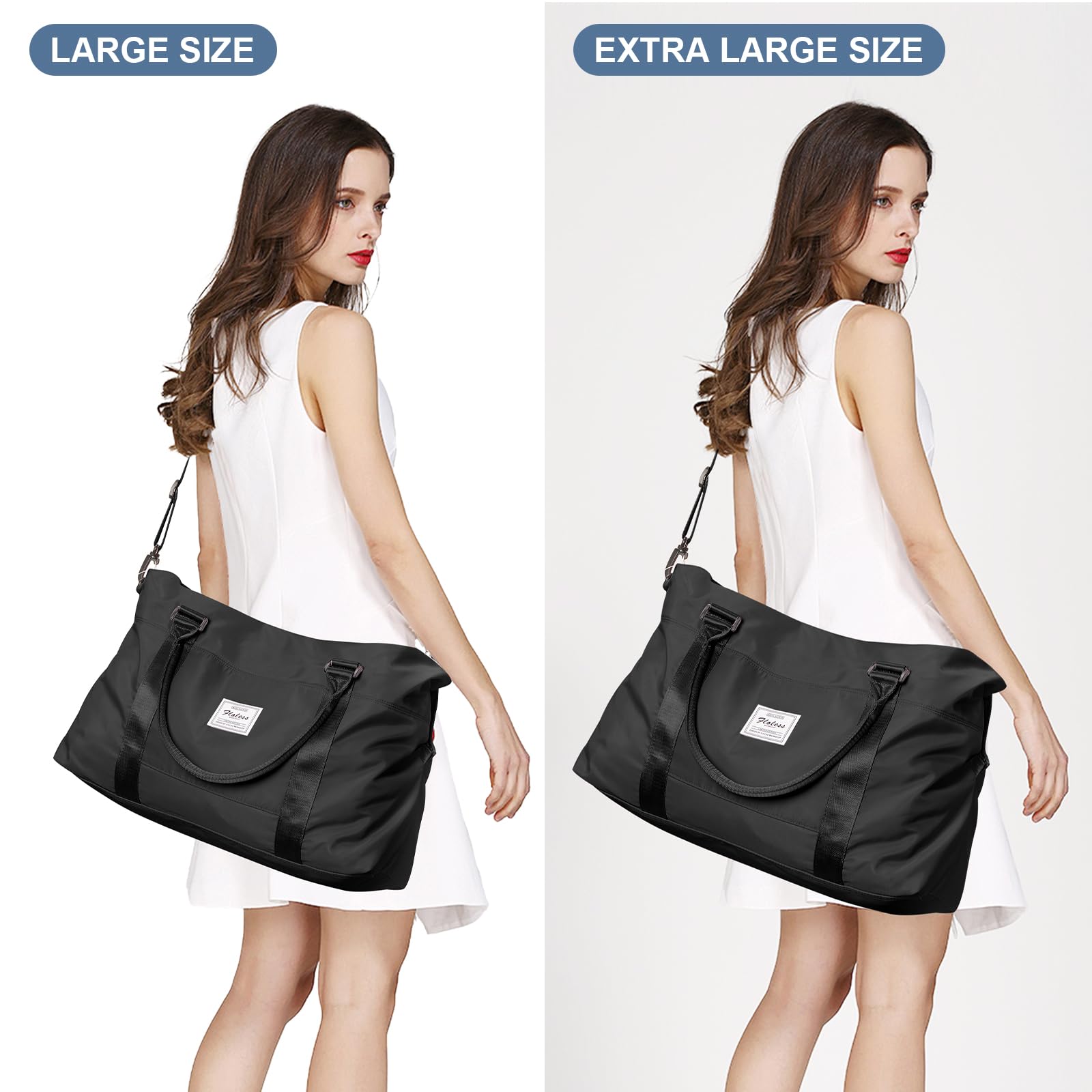 Travel Duffel Bag,Sports Tote Gym Bag,Shoulder Weekender Overnight Bag for Women