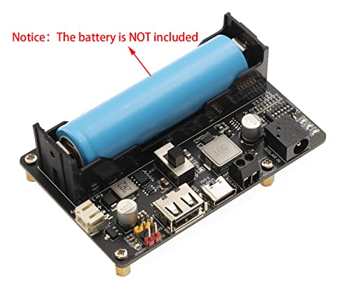 xicoolee Solar Energy/Power Manager Module, Solar Power for 5V-24V Solar Panel, Supports Solar Panel or USB Port Battery Charging