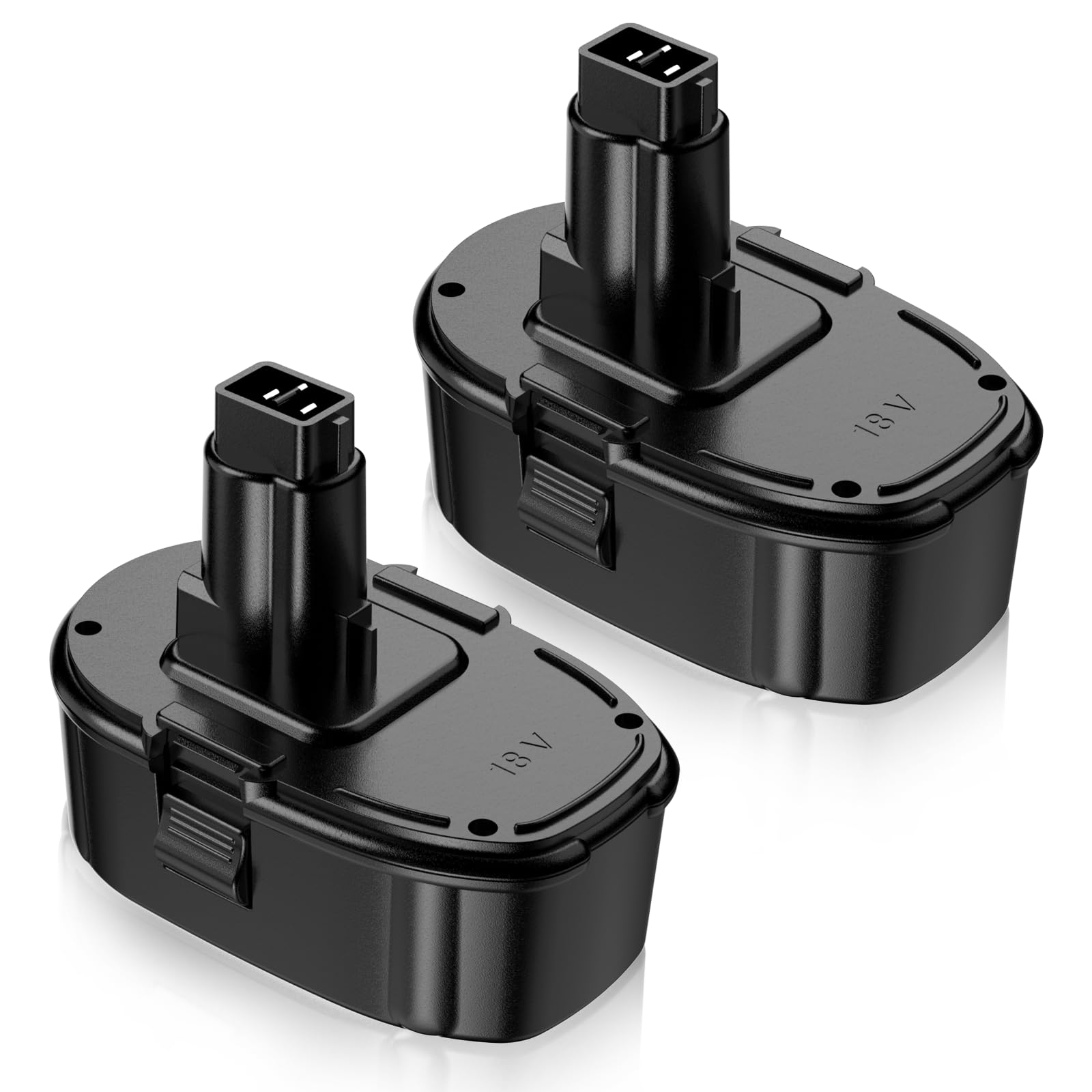 Powilling 2Pack 6.5Ah Lithium-Ion Replacement Battery for Dewalt 18V XRP Ni-Cad Battery DC9096 DC9098 DC9099 DE9039 DE9095 DE9096 DE9098 DW9095 DW9096 DW9098 DE9503 DC9182 Dewalt 18Volt Batteries