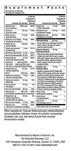 Rainbow Light Vibrance Postnatal Multivitamin – 120 Count