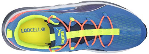 Puma Men's LQDCELL Hydra Sneaker, Palace Blue-Lava Blast-Yellow Alert, 7 M US