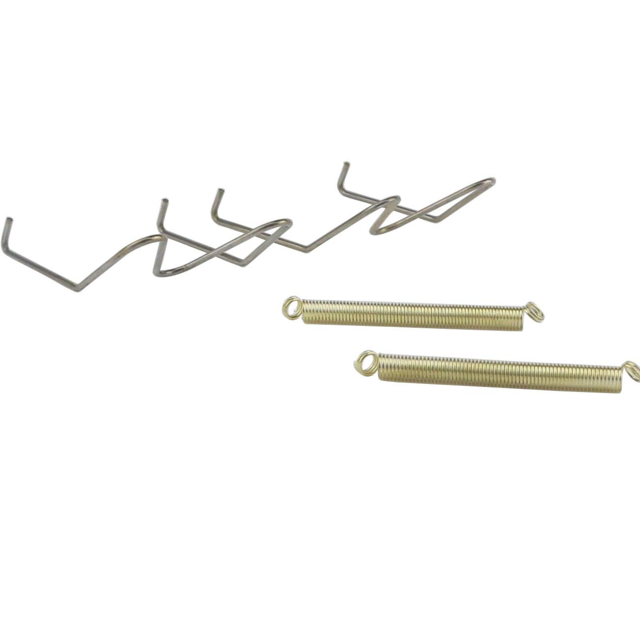TIHOOD 10PCS 8” Invisible Wall Plate Hanger/Tray Display Hanger Brass Coated Holds 7.5" to 8.8" Plates