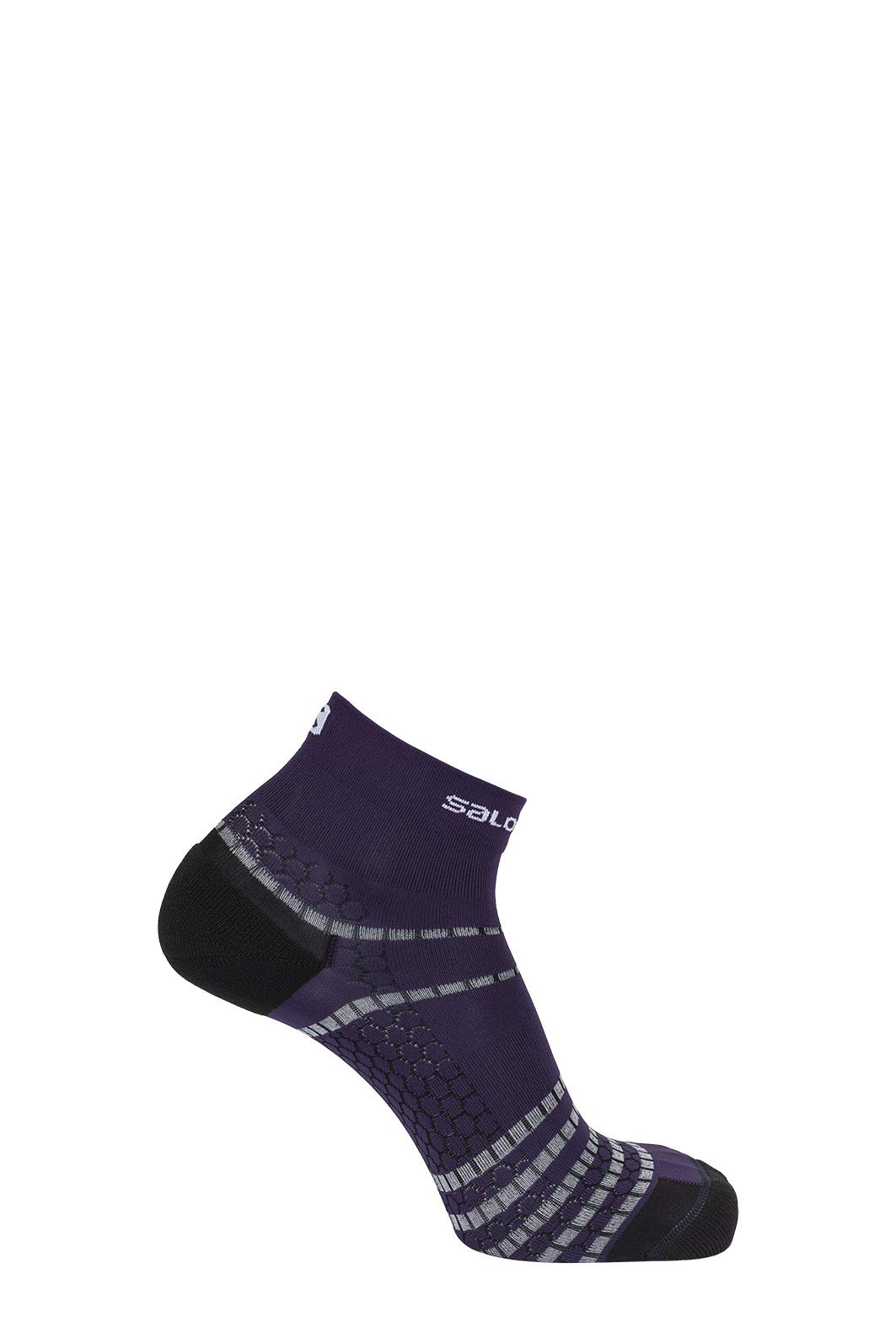 Salomon Unisex Nso Mid Run Socks, Maverick/Black, Small