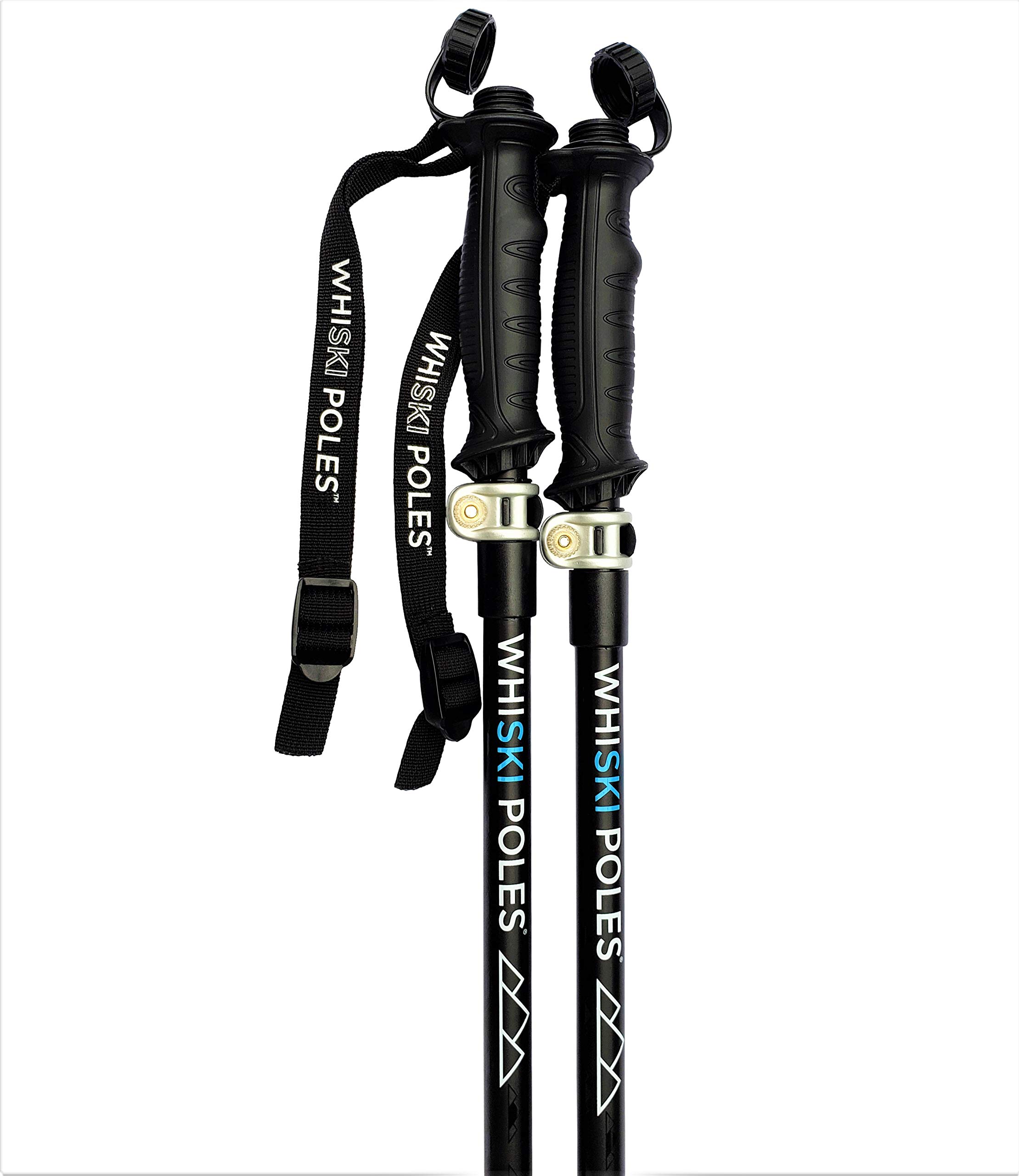 SKI Pole Flask - WhiSki Poles 2.0 - Best Gift for Skiers - One Size Fits All w/Free Collapsible Funnel