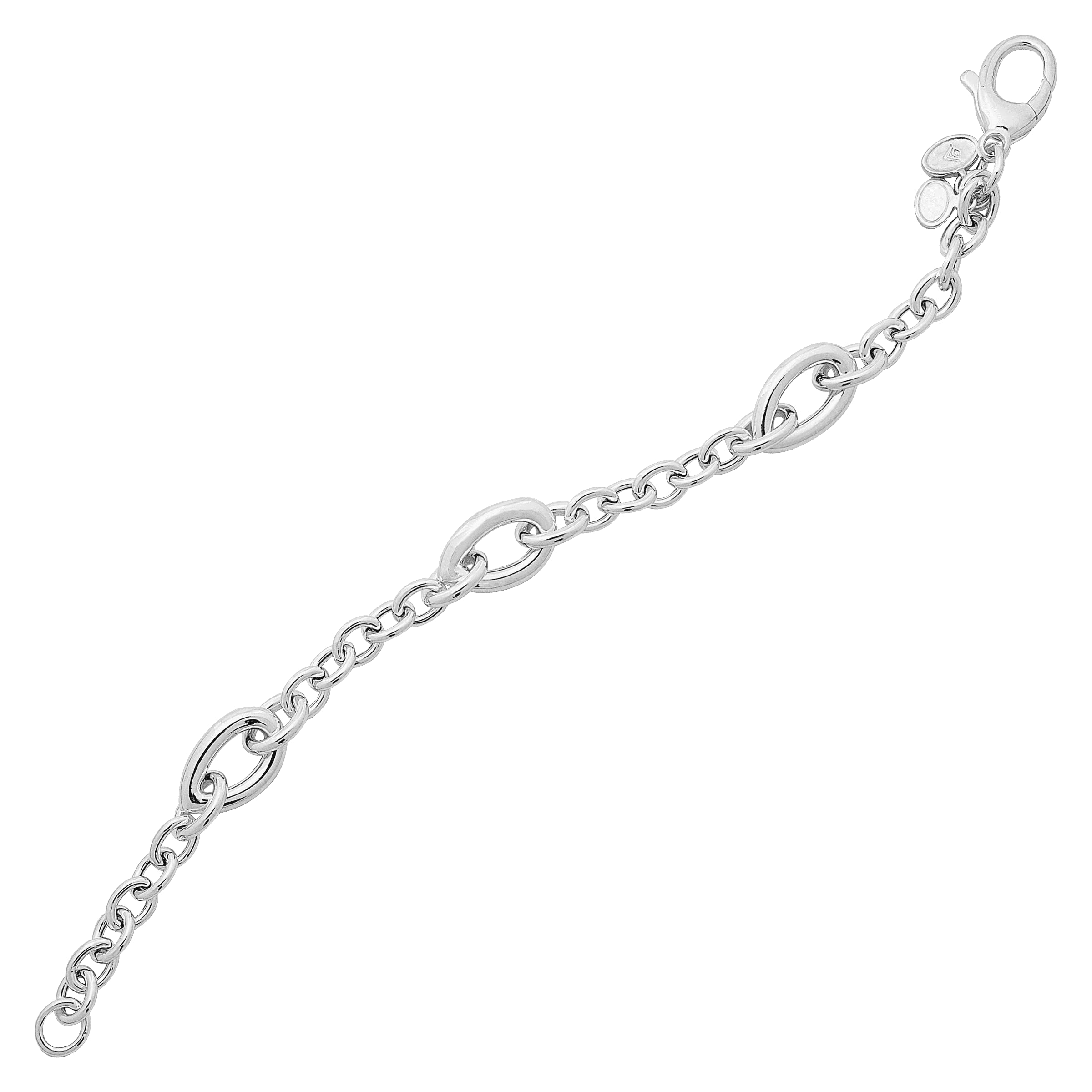 Silpada 'Trilogy of Hope' Link Chain Bracelet, 7.5"
