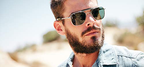 Randolph USA | Navigator Aviator II Authentic Sunglasses for Men Polarized 100% UV