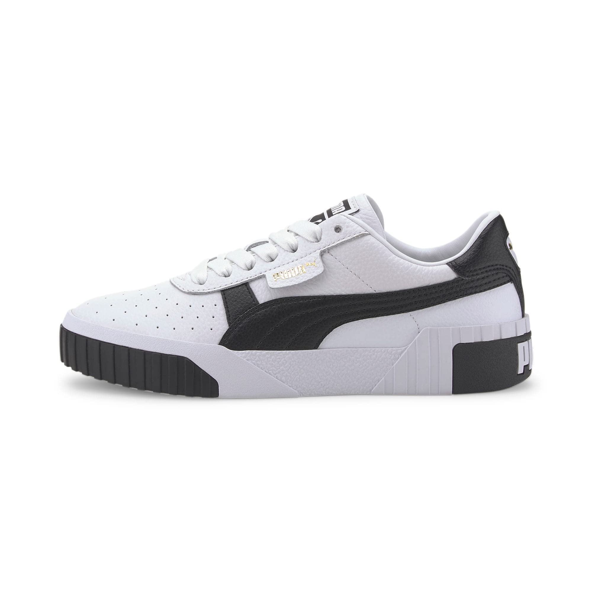 PUMA Women's Cali WN's Trainers, White Black, 7