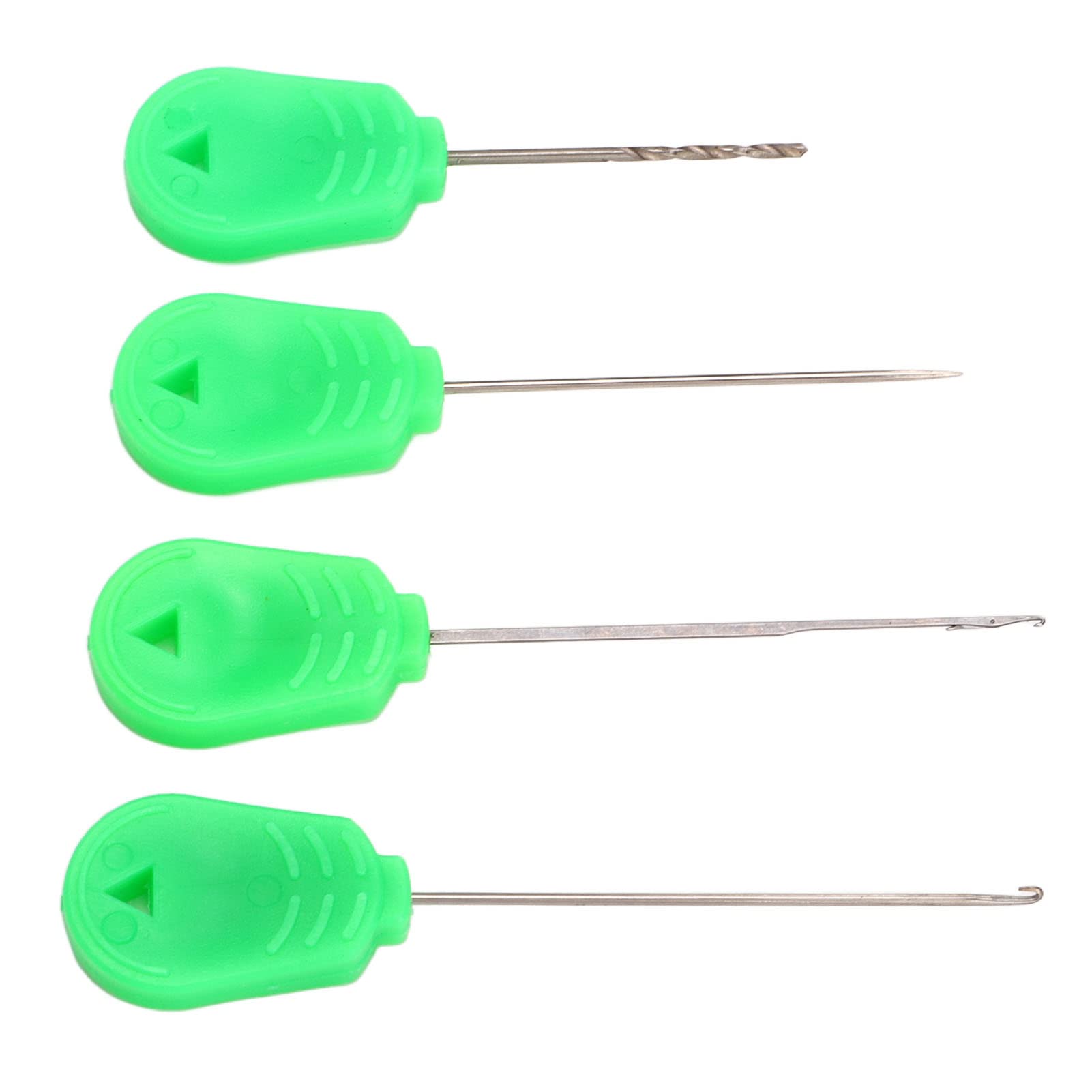 VBESTLIFE Baiting Drill Needle Set,4Pcs Carp Fishing Bait Rig Tool Baiting Rigging Needle Driller Tackle Kit Accessories