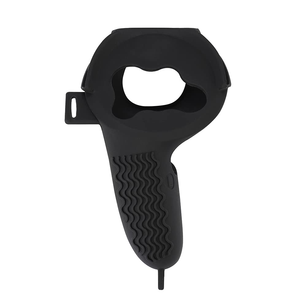 Touch Controller Grip Cover Compatible with Oculus Quest 2, Anti-Throw Handle Sleeve with Adjustable Wrist Knuckle Strap Anti-Fall Protective Silicone Sleeve with Hand Strap, Controller Protector