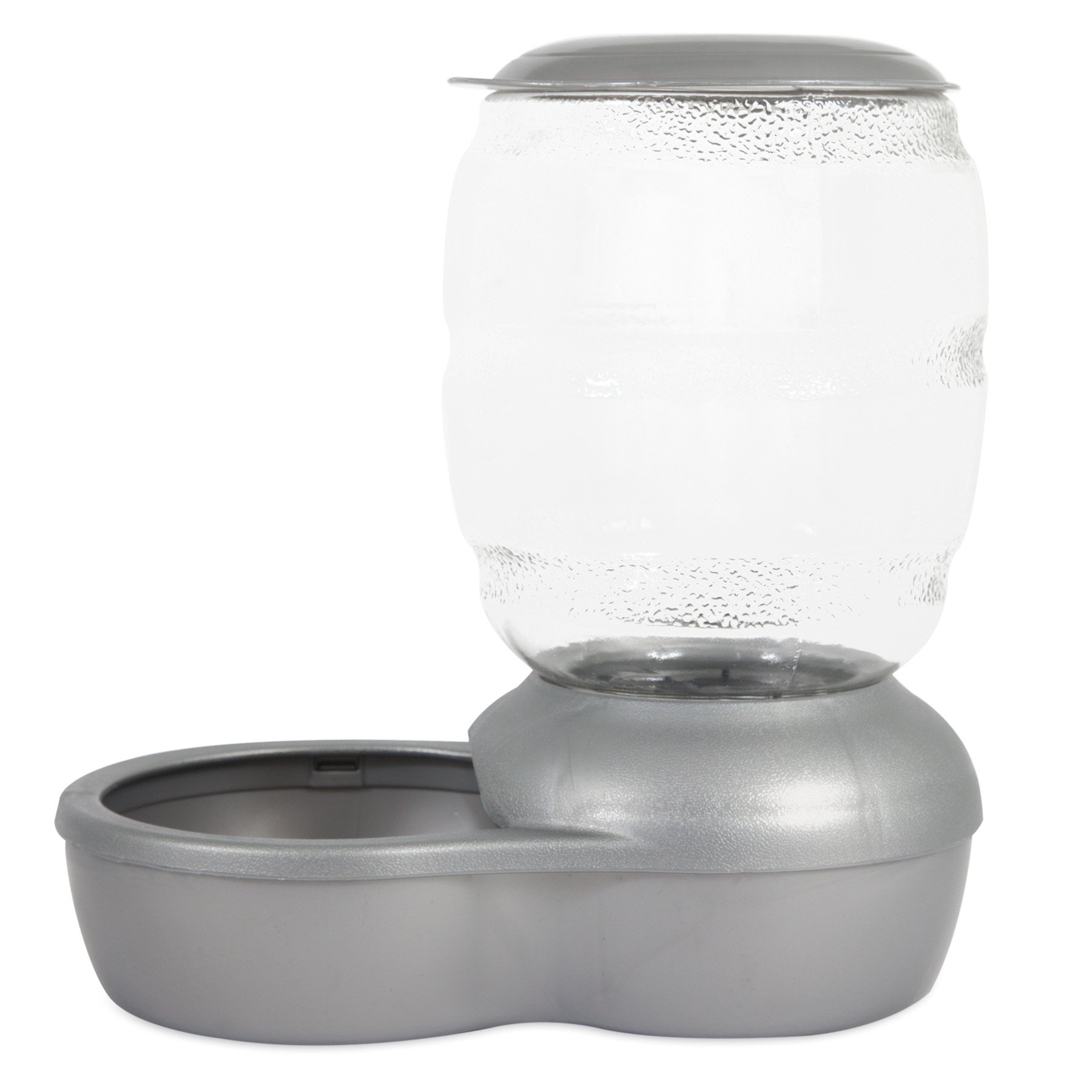 Petmate Replendish Automatic Cat and Dog Feeder 4, Pearl Silver Grey, 2 LB