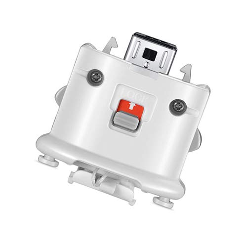 NOPOINO Wii Motion Plus Adapter - Remote Motion Plus Sensor Accelerator Compatible with Wii Remote Controller (White 1 pcs)