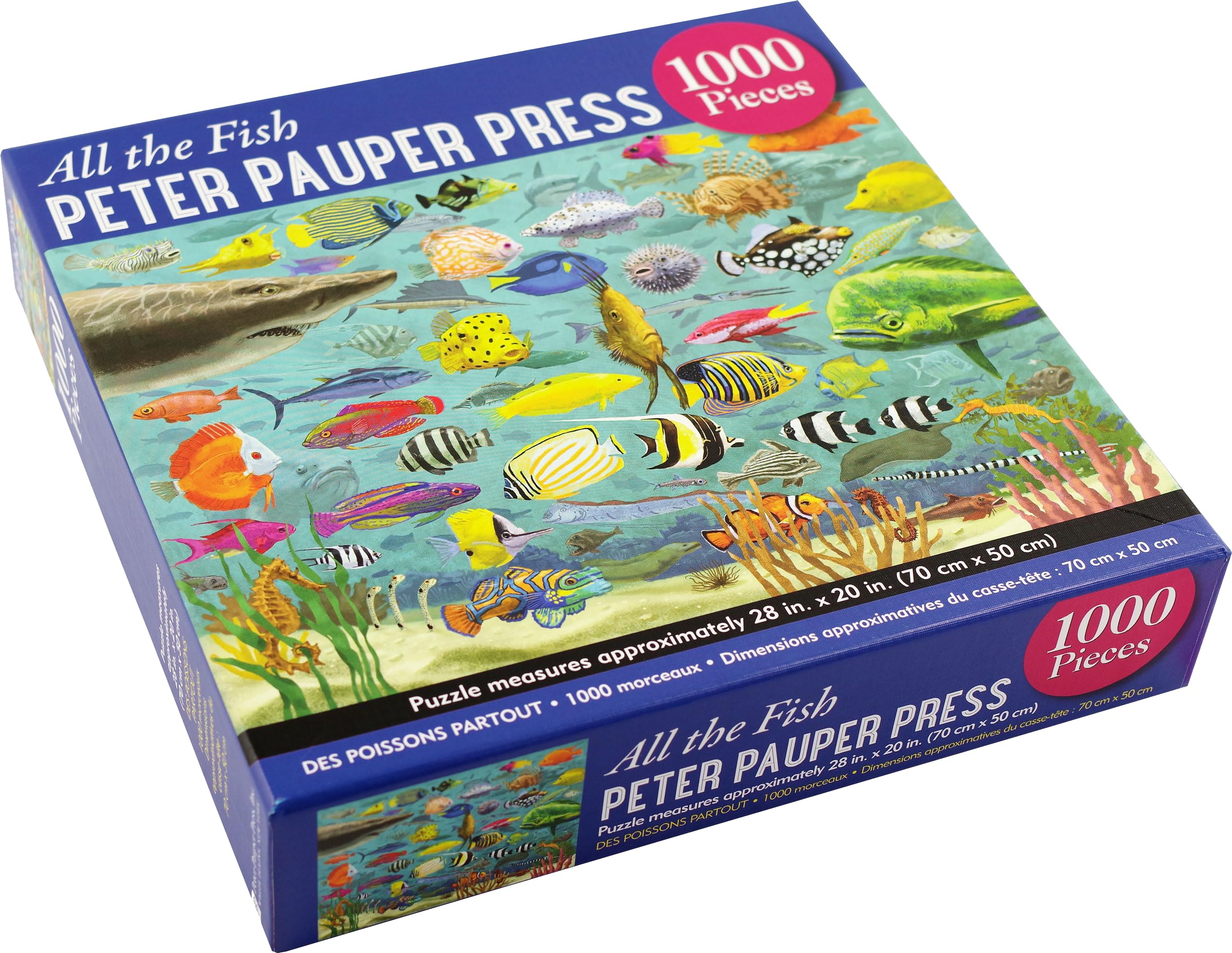 PETER PAUPER PRESS All The Fish 1000 Piece Jigsaw Puzzle