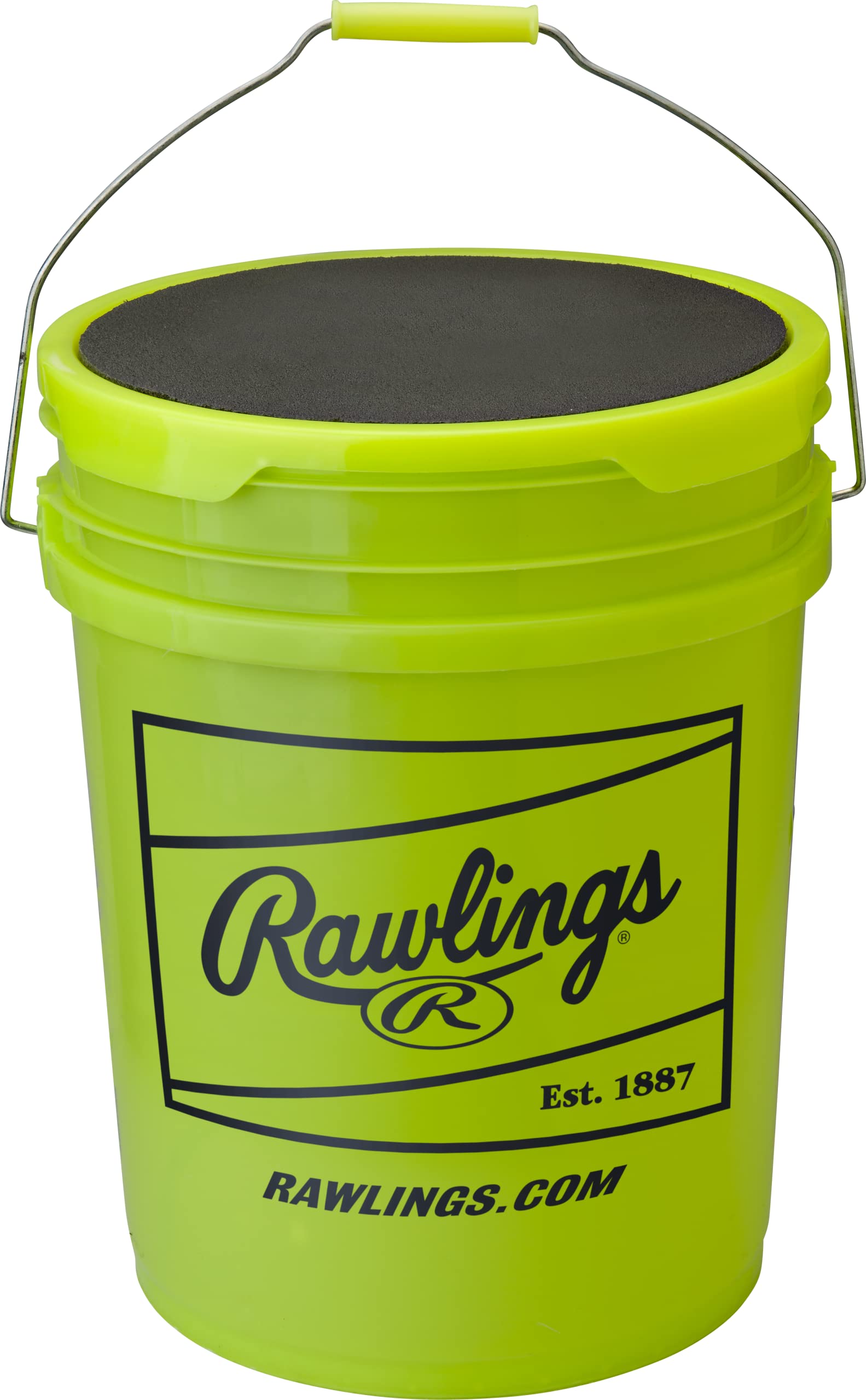 Rawlings | 1 pk. | 6 Gallon Empty Bucket With Lid | Fastpitch Softball | 1 Bucket