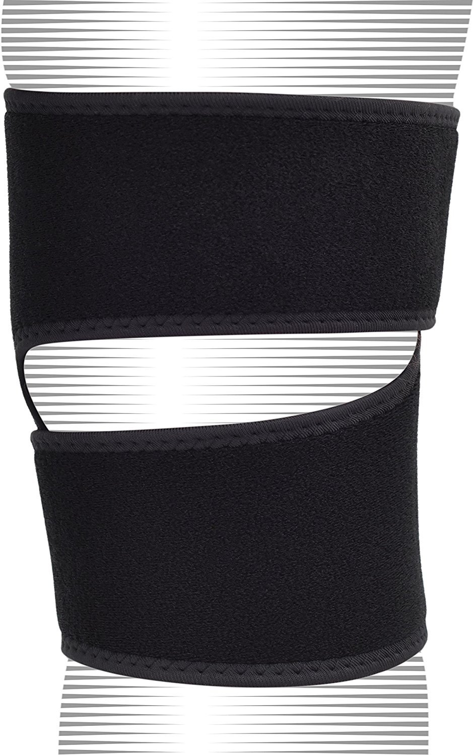 RDX Knee Support Brace, Adjustable Elasticated Compression Guard for Tendonitis, Joint Pain Relief, Arthritis, ACL, Meniscus Tear, Strain Protector for Sports Workout. SOLD AS SINGLE ITEM.