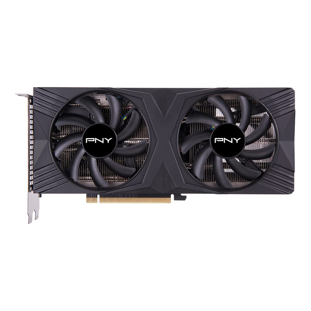 PNY GeForce RTX™ 4060 Ti 8GB Verto™ Dual Fan Graphics Card DLSS 3 (128-bit, PCIe 4.0, GDDR6, HDMI/DisplayPort, Supports 4k, 2 Slot)