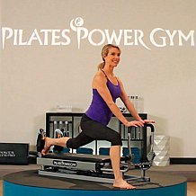 Pilates Power Gym 'Pro' 3-Elevation Mini Reformer Exercise System with 3 Pilates Workout DVDs and The Power Flex Cardio Rebounder