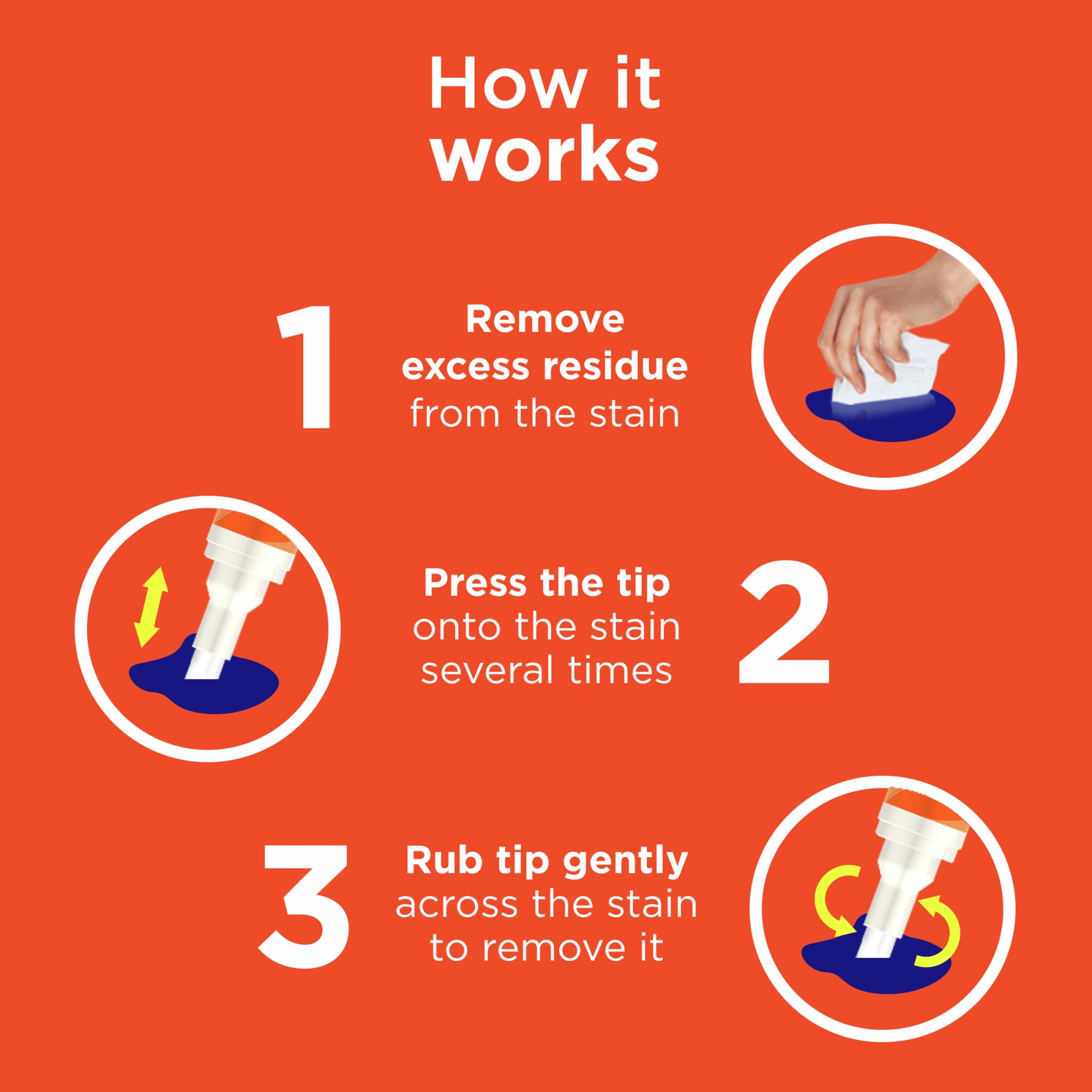 Tide Liquid Stain Remover for Clothes, Tide To Go Pen, Instant Spot Remover for Clothes, Travel & Pocket Size, 1 Count