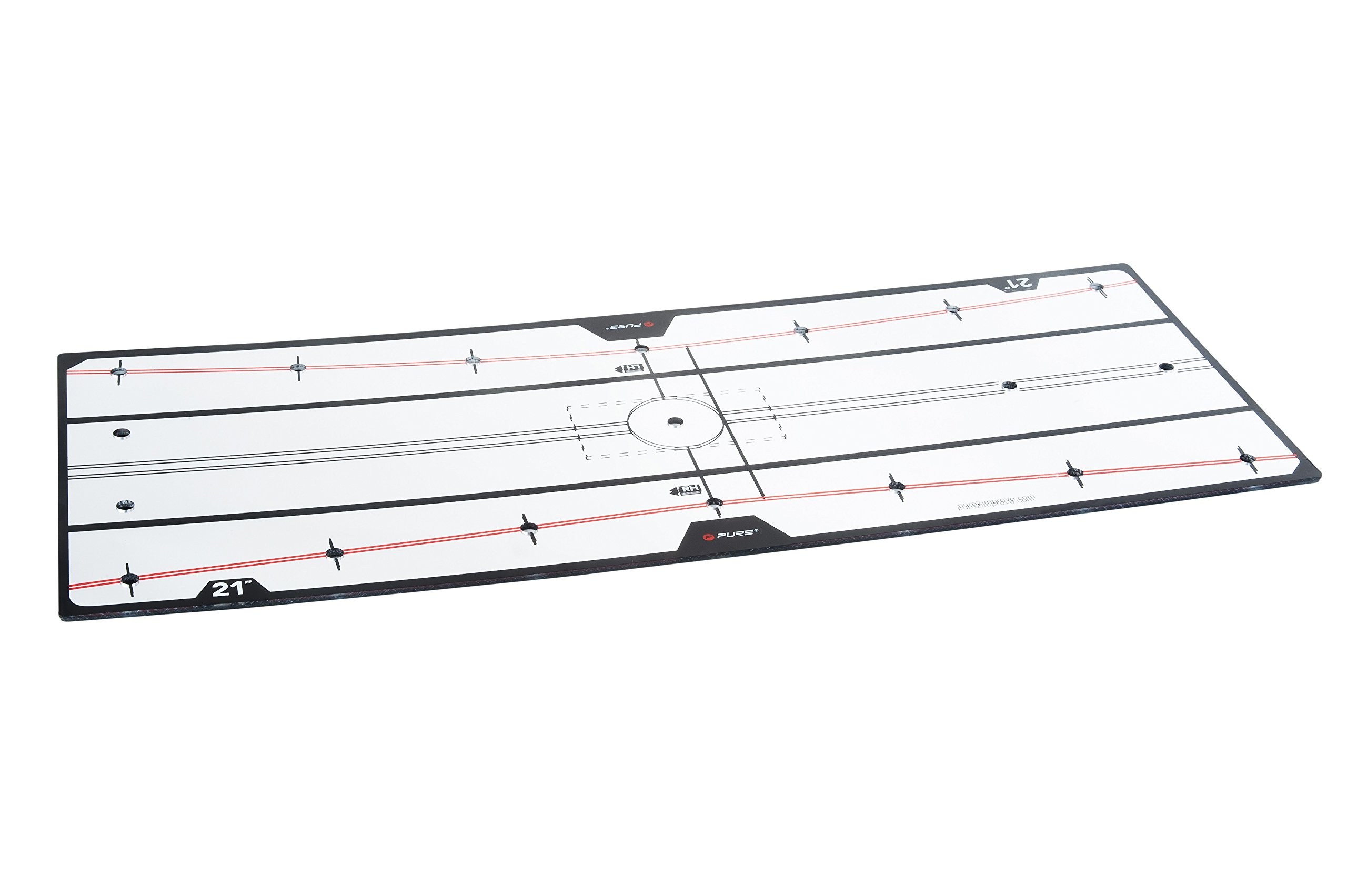 Pure2Improve 12” Indoor/Outdoor Golf Putting Mirror for Alignment and Putting Stroke Practice