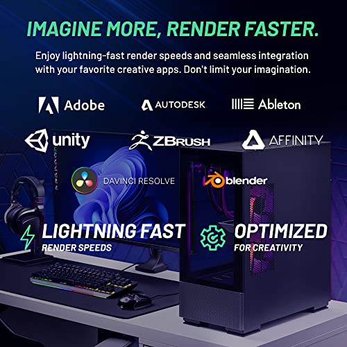 Skytech Gaming Azure Gaming PC Desktop β Intel Core i9 13900K 3.0 GHz, NVIDIA RTX 4090, 2TB NVME Gen4 SSD, 64GB DDR5 RAM RGB, 1000W Gold PCIE 5.0 PSU, 360mm AIO, 11AC Wi-Fi, Windows 11 Home 64-bit