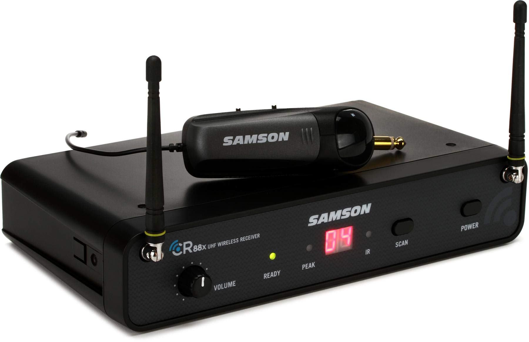 Samson Airline 88x Guitar Wireless System (D Band), Black