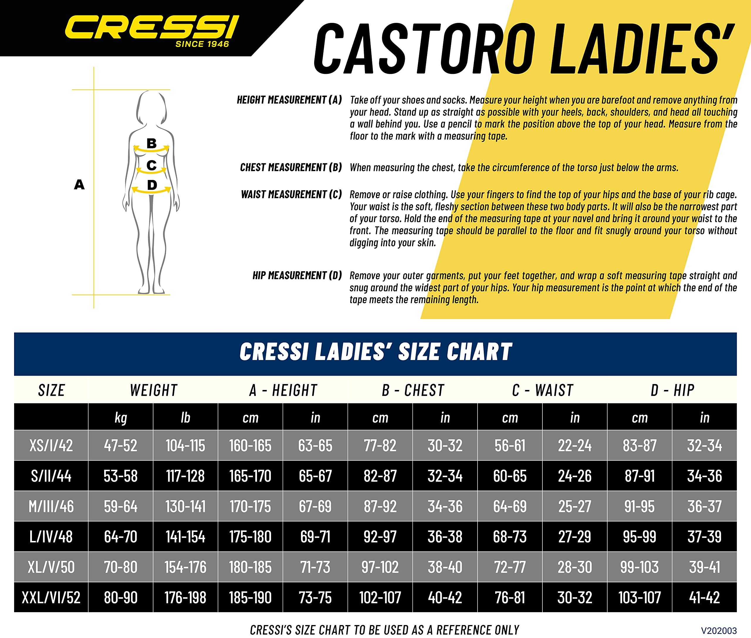 One-Piece Scuba Diving Full Wetsuit 5mm/7mm Durable Nylon II Neoprene, Men's and Ladies' | Castoro: designed in Italy