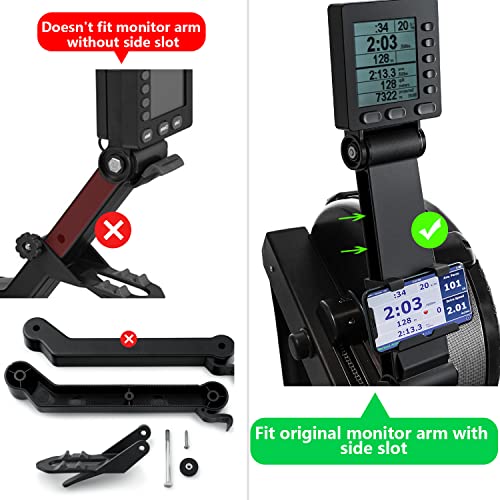 Phone and Tablet Holder for Concept 2 Rowing Machine, Adjustable Tablet Mount Made for C2 Model C&D Rower ONLY, Compatible with Tablets & Phones & iPad Up to 11β Screen Size