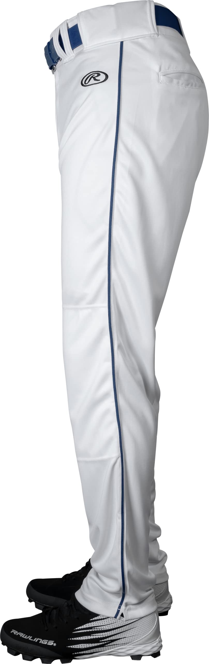 Rawlings Boys Ylnchsrp-w/N-91 Pant, White/Navy, X-Large US