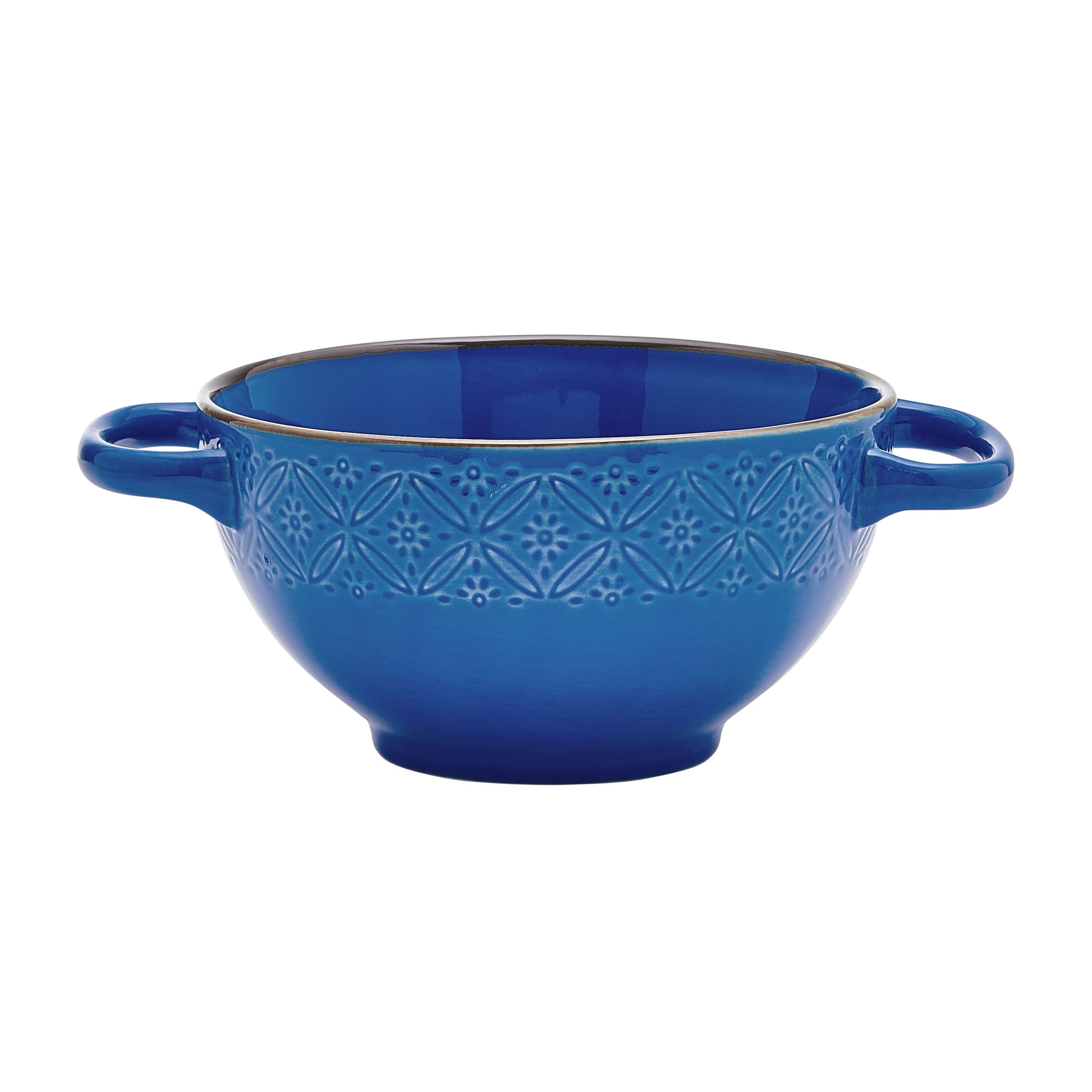Pfaltzgraff Kori 12 Piece Dinnerware Set, Service for 4, Blue