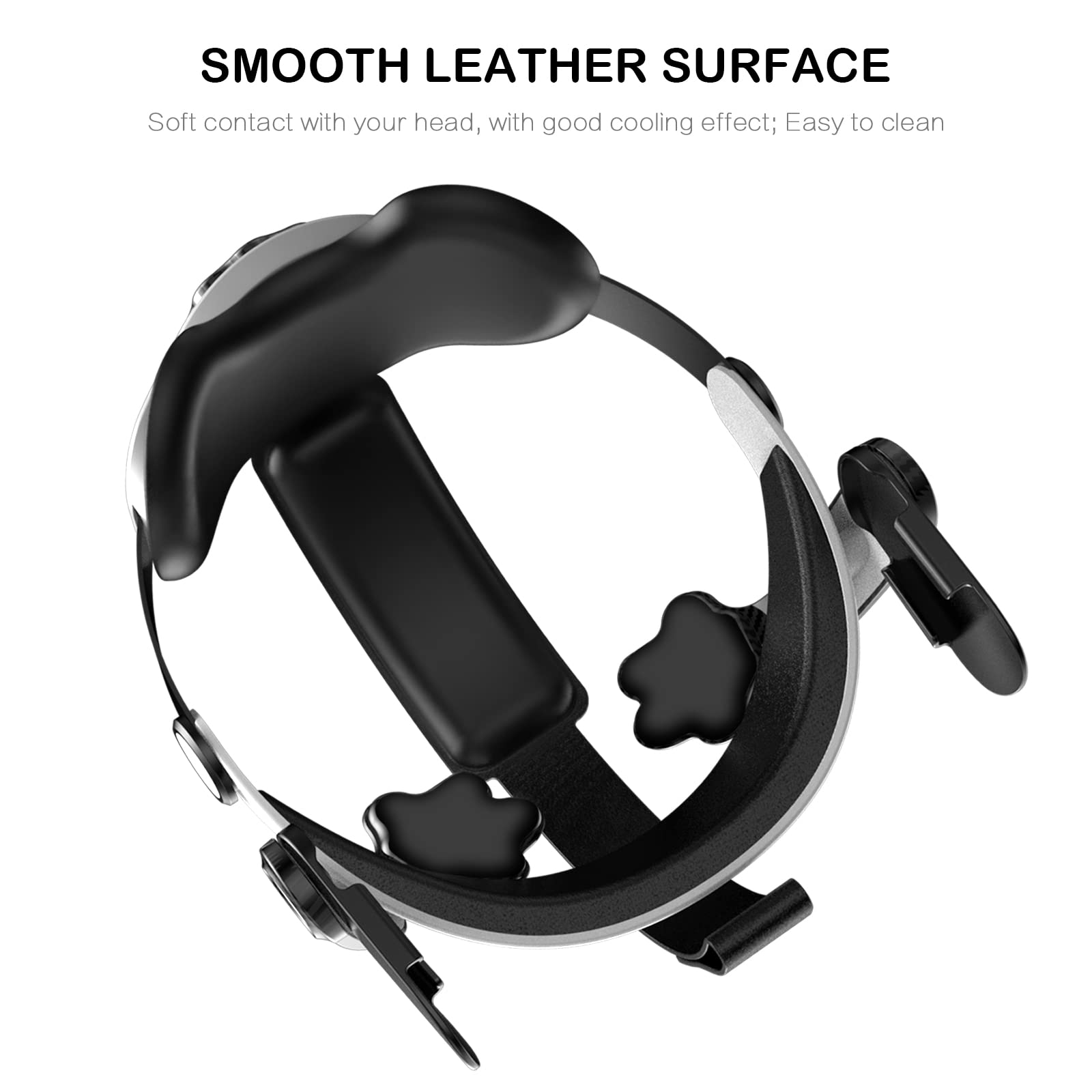 UNIDO VR Accessories for (Meta) Quest 2: Upgrade of Elite Straps Ergonomic Design Enhanced Balance Support Comfort in VR
