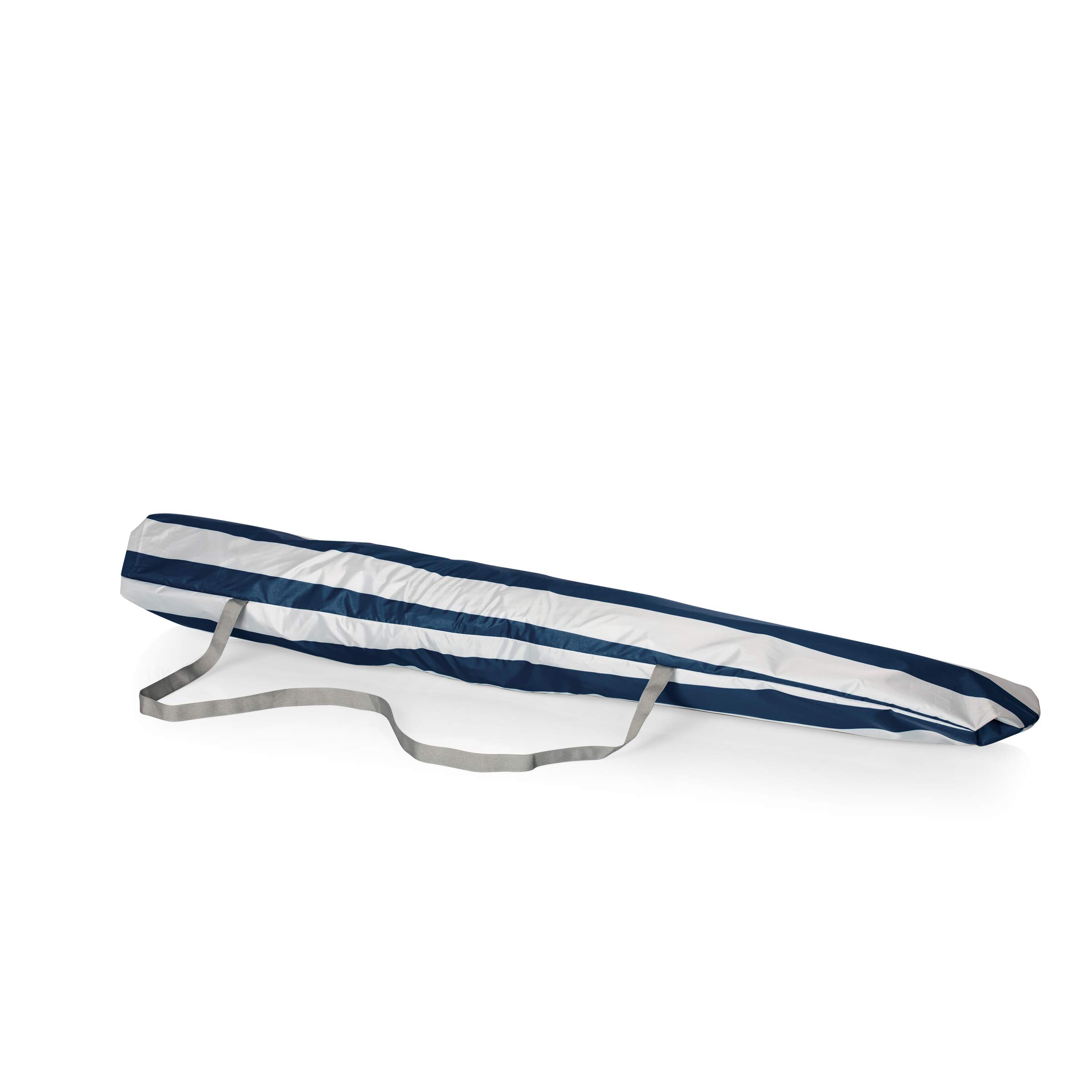ONIVA - a Picnic Time brand Brolly Beach Umbrella Tent, (Navy Blue & White Stripe),One Size