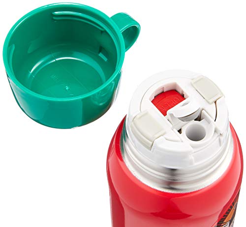 Tiger water bottle 600 ml with direct drinking cup 2 WAY stainless steel bottle with pouch Sahara Colobocle lion MBR - B 06 G - RL Tiger