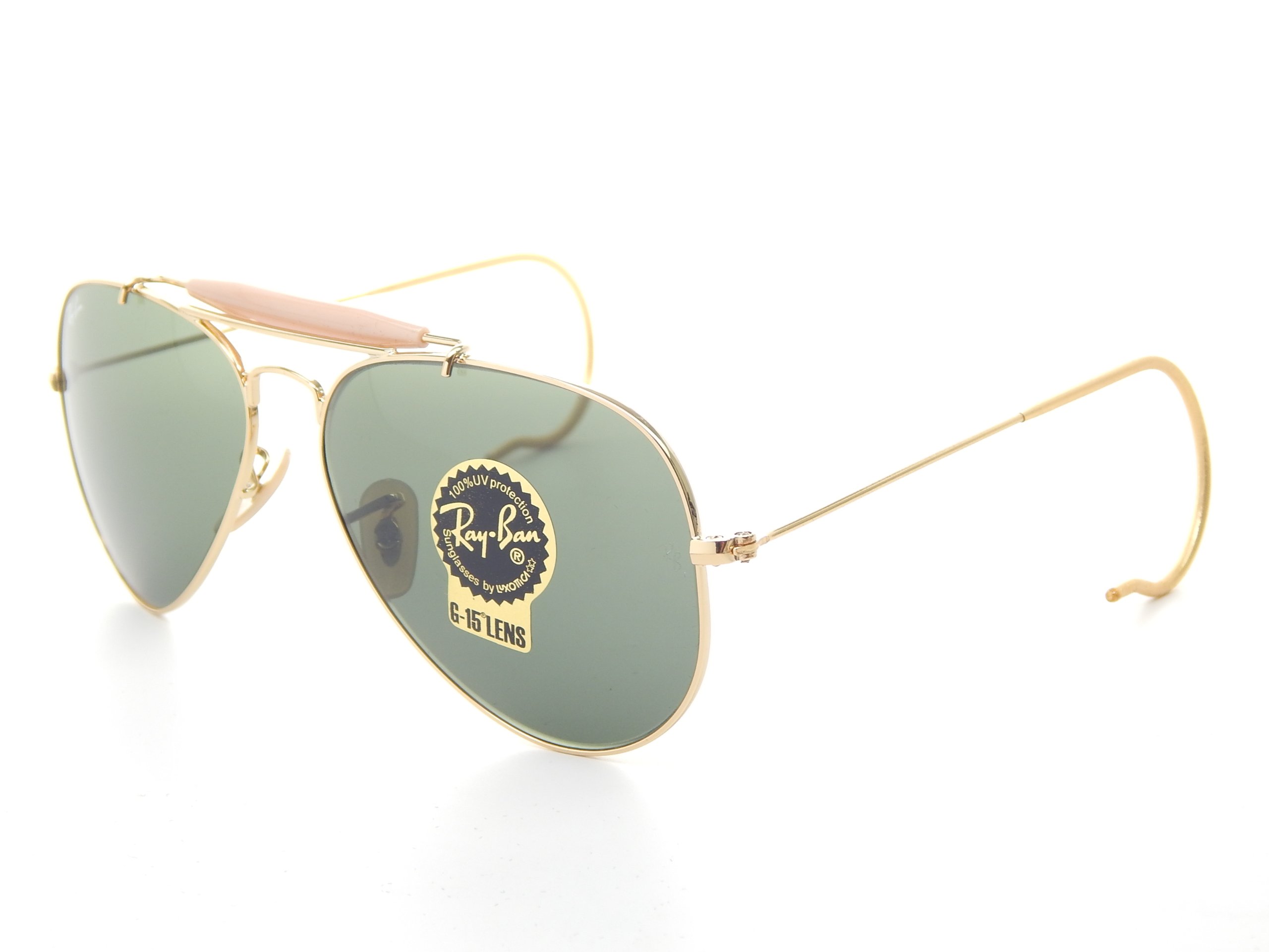 Ray Ban Outdoorsman RB3030 L0216 Gold/Green Classic 58mm Sunglasses