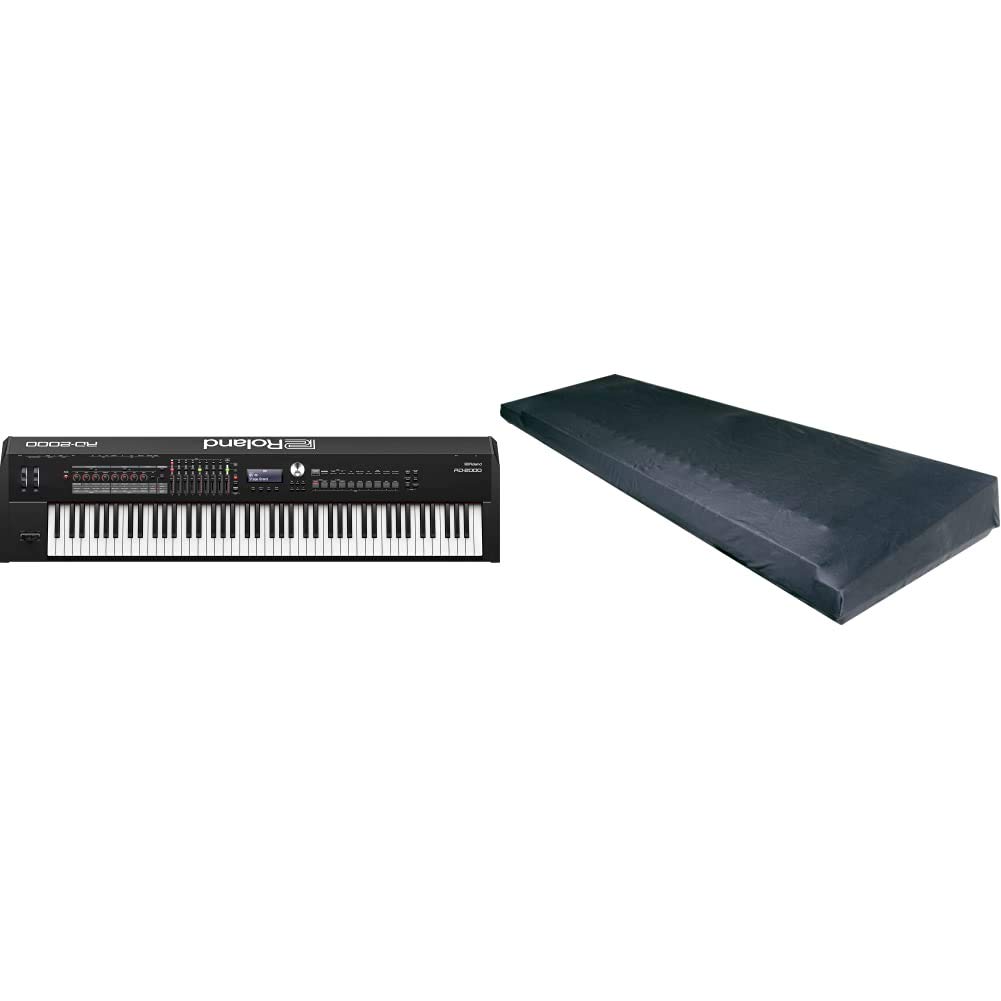 Roland RD-2000 Premium 88-key Digital Stage Piano,Black and Roland KC-L Large Keyboard Cover
