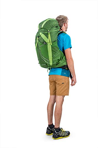 Osprey Exos 48 Men's Backpacking Backpack, Tunnel Green, Medium