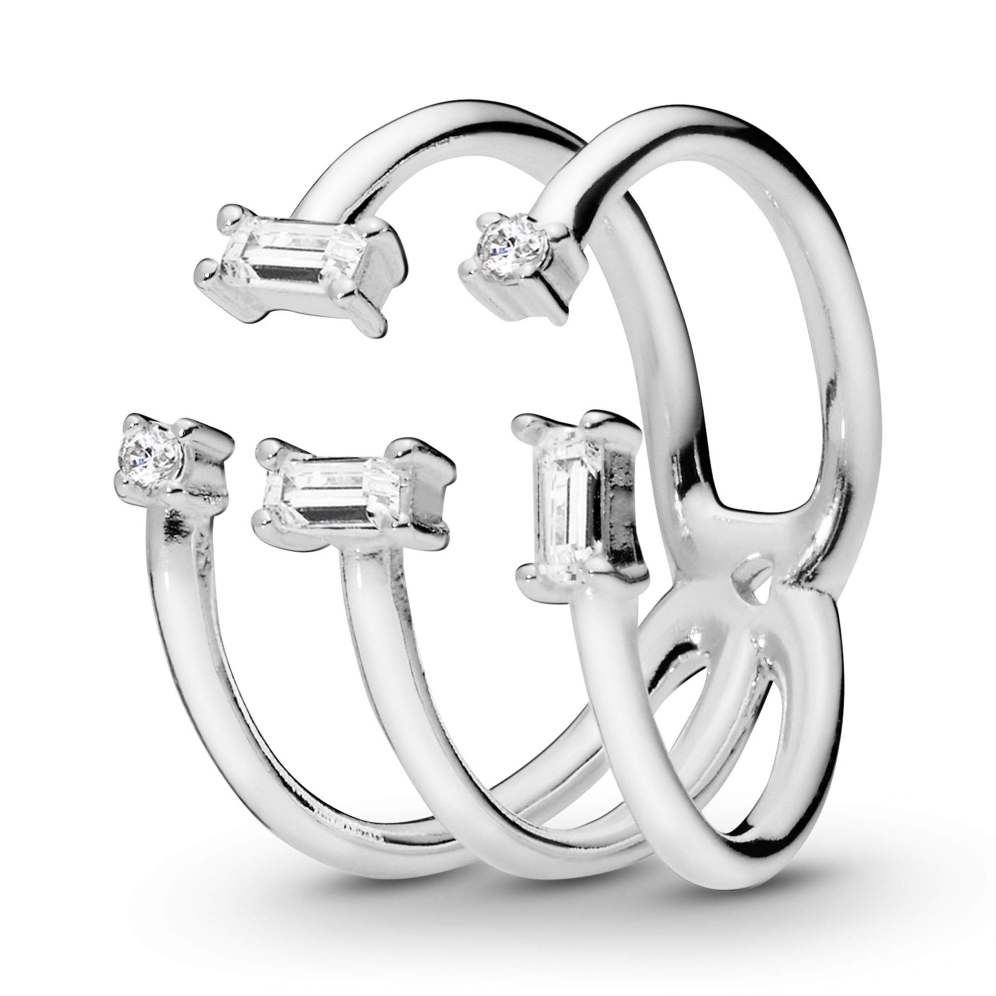 Pandora Jewelry Shards of Sparkle Cubic Zirconia Ring in Sterling Silver, Size 7