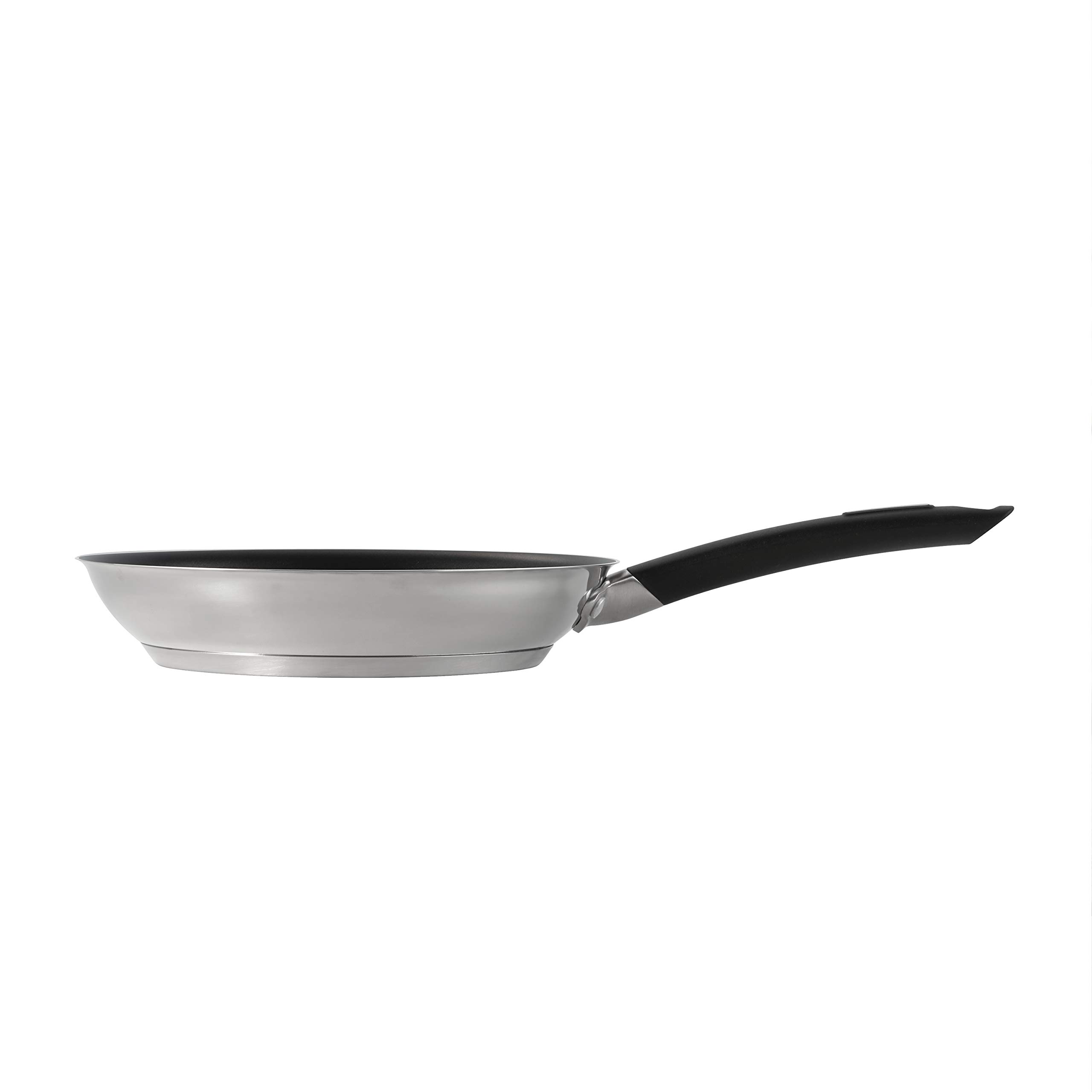 Tramontina Duo Fry Pan with Nonstick Interior Stainless Steel 10 inch, 80154/064DS