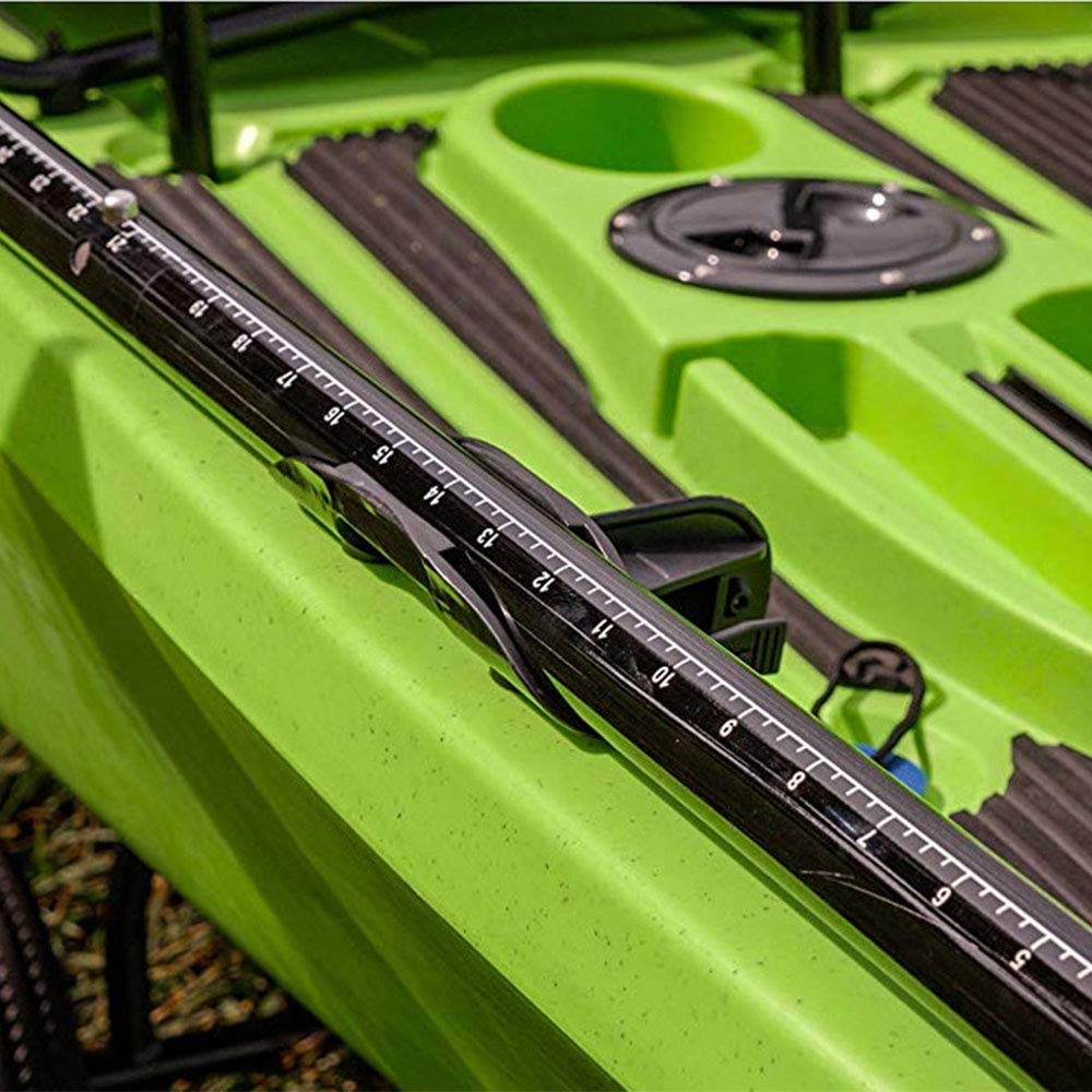 PSCCO 2pcs Kayak Paddle Clip Canoe Deck Mounted Oars Clips with Screws Strong Durable Paddle Holder Replacement Accessories