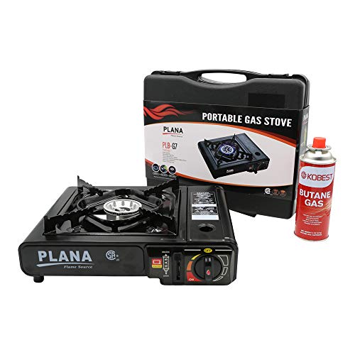 PLANA Butane Gas Stove, Sliver, One Size