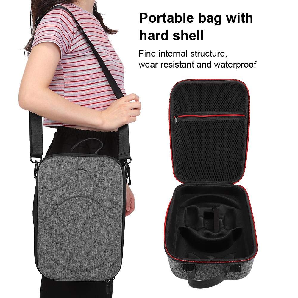 Romantic Valentine's Day Storage Bag for, Leftwei Vertical Storage Bag for Oculus VR Headset Storage Bag Waterproof Hard with Shoulder Strap Black/Grey for Travel Gaming VR Glass Oculus Quest Xiao
