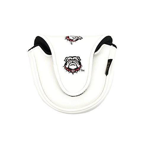 PRG Americas NCAA Georgia Bulldogs Mallet Putter Cover, White