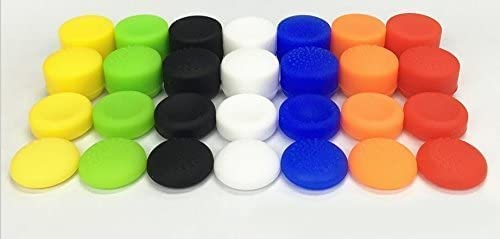 Pack of 8 pcs Analog Controller Gamepad Raised Antislip Thumb Stick Grips Thumbsticks Joystick Cap Cover for PS5, PS4, PS3, Switch Pro, Xbox one, Xbox 360, Wii U, PS2 Controller (Blue)