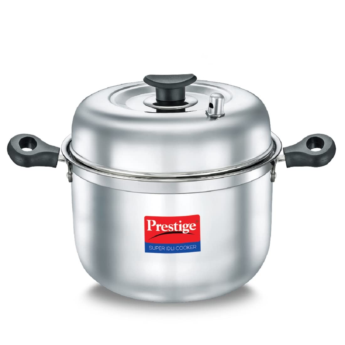 TTK Prestige PRID6 Cooker, 5Plates + 1 Mini Idli Plate, SILVER