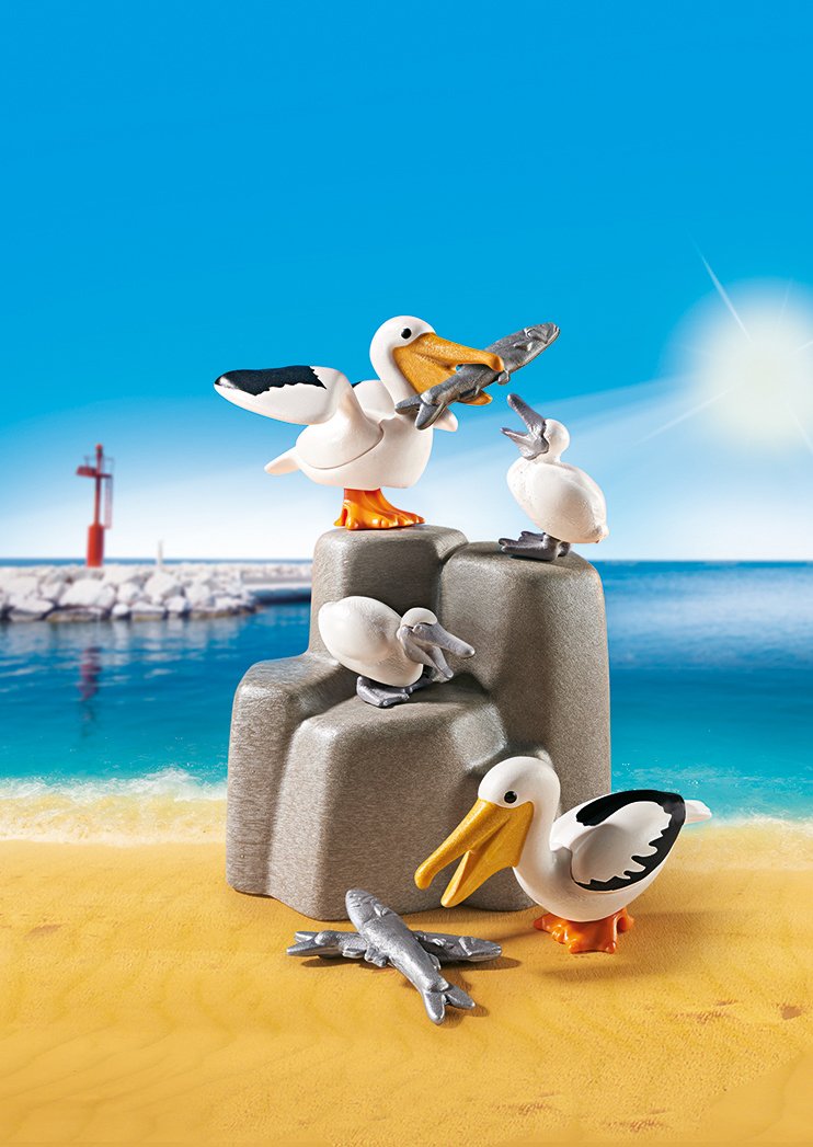 Playmobil Pelican Family Building Set