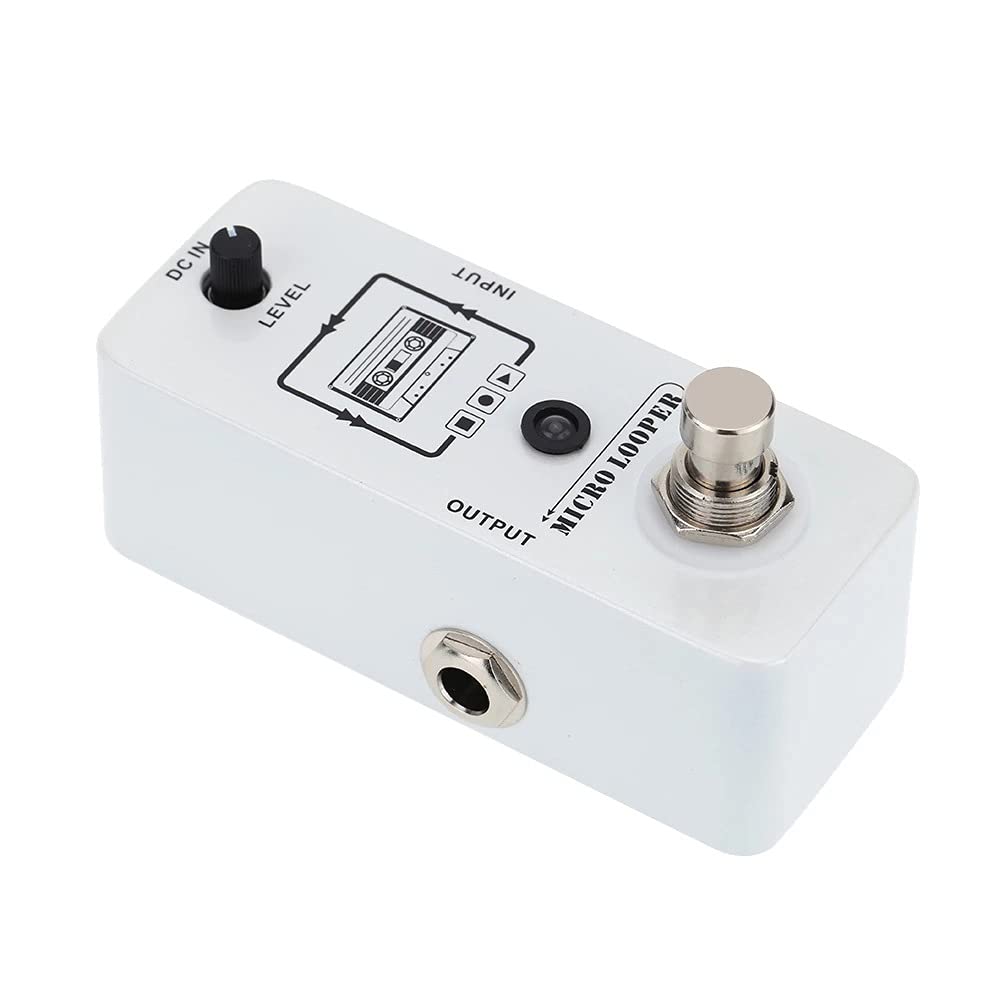 ZYZMH Micro Looper Mini Loop Recording Effect Pedal for Electric Guitar True Bypass Guitar Accessories