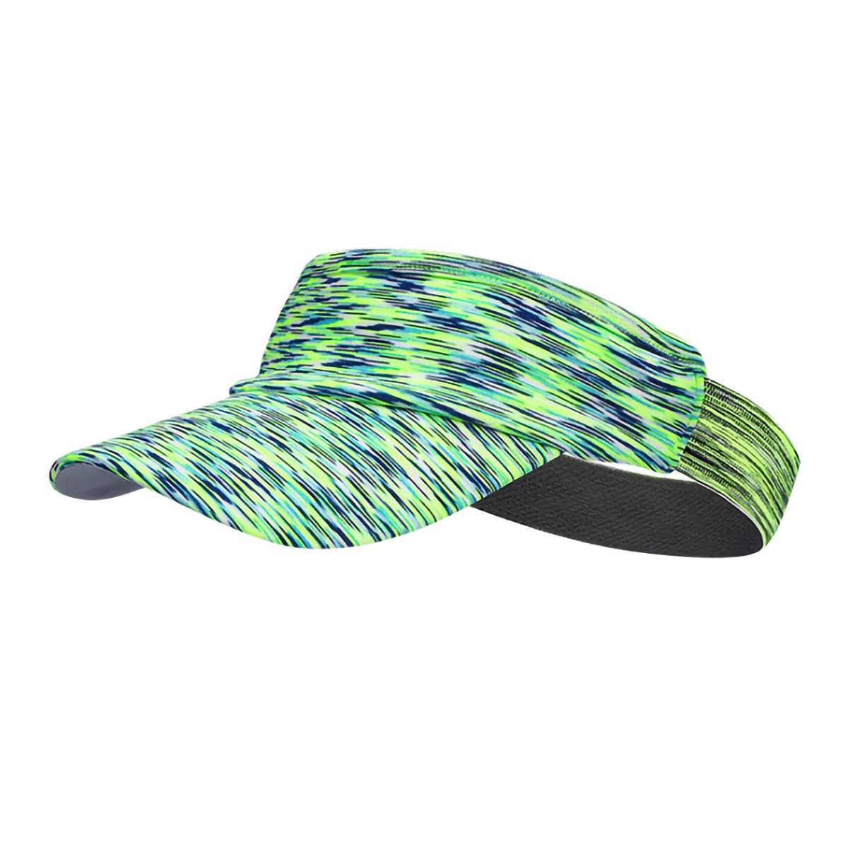 Thion Women Men Sun Visor Hat Adjustable Sports Golf Tennis Cycling Running Jogging Yoga Hat (Green), One Size