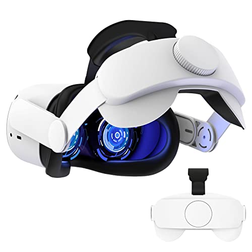 unknowns Durable and Lightweight Headband Head Strap Compatible with Oculus Quest 2 VR Headset Strap Comfortable Soft Touch Headset Strap