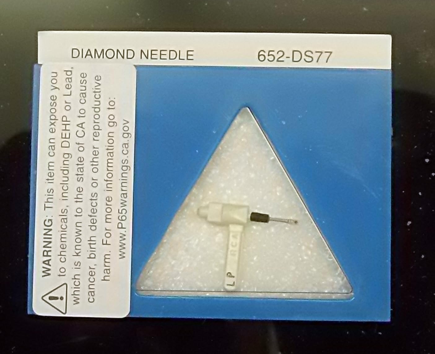 PHONOGRAPH NEEDLE STYLUS FOR RCA 130398,115703 CARTRIDGE, 652-DS77